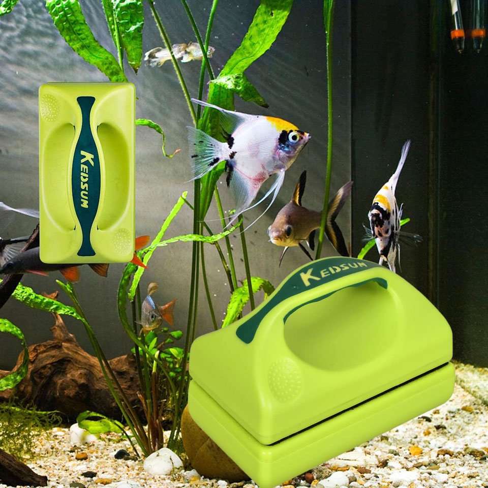 This 1 Brilliant Gadget Cleans 2 Sides of Fish Tanks, Glass Windows ...
