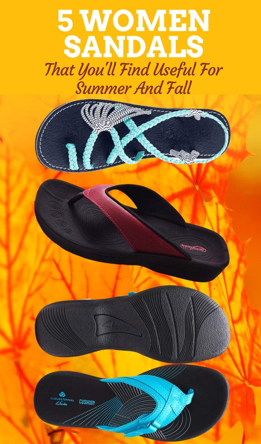 5 Women Sandals That You'll Find Useful For Summer And Fall