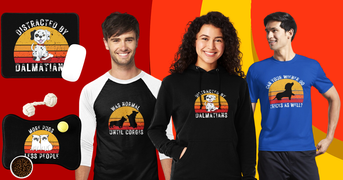 6 Funny T-shirt And Merch Designs That Make Great Gifts For Dog Lovers