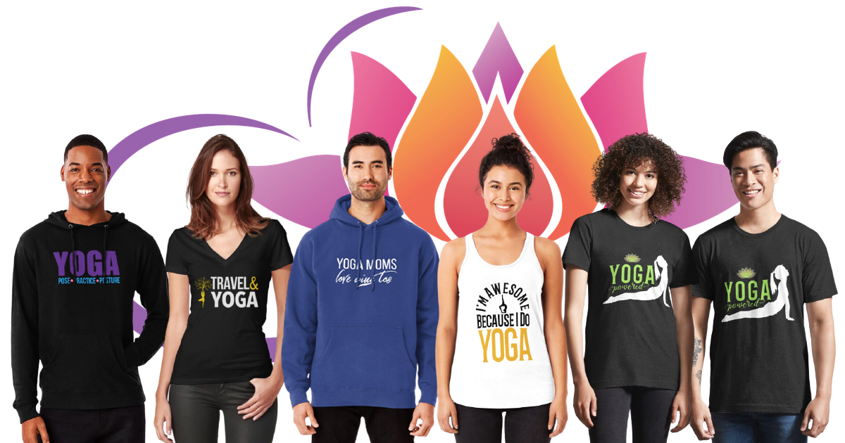 5 Yoga T-shirt Designs For Those Who Love Yoga