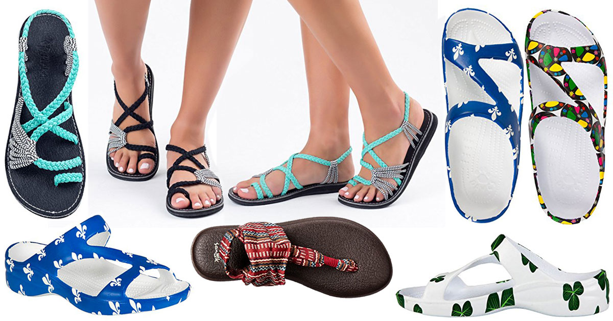Really Cool Flip Flops And Sandals For Spring Break Travel